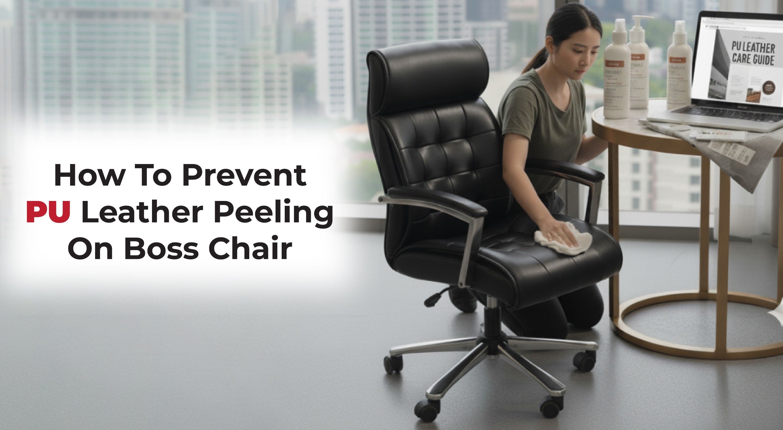 How to prevent PU leather peeling on boss chair – My Cubicles