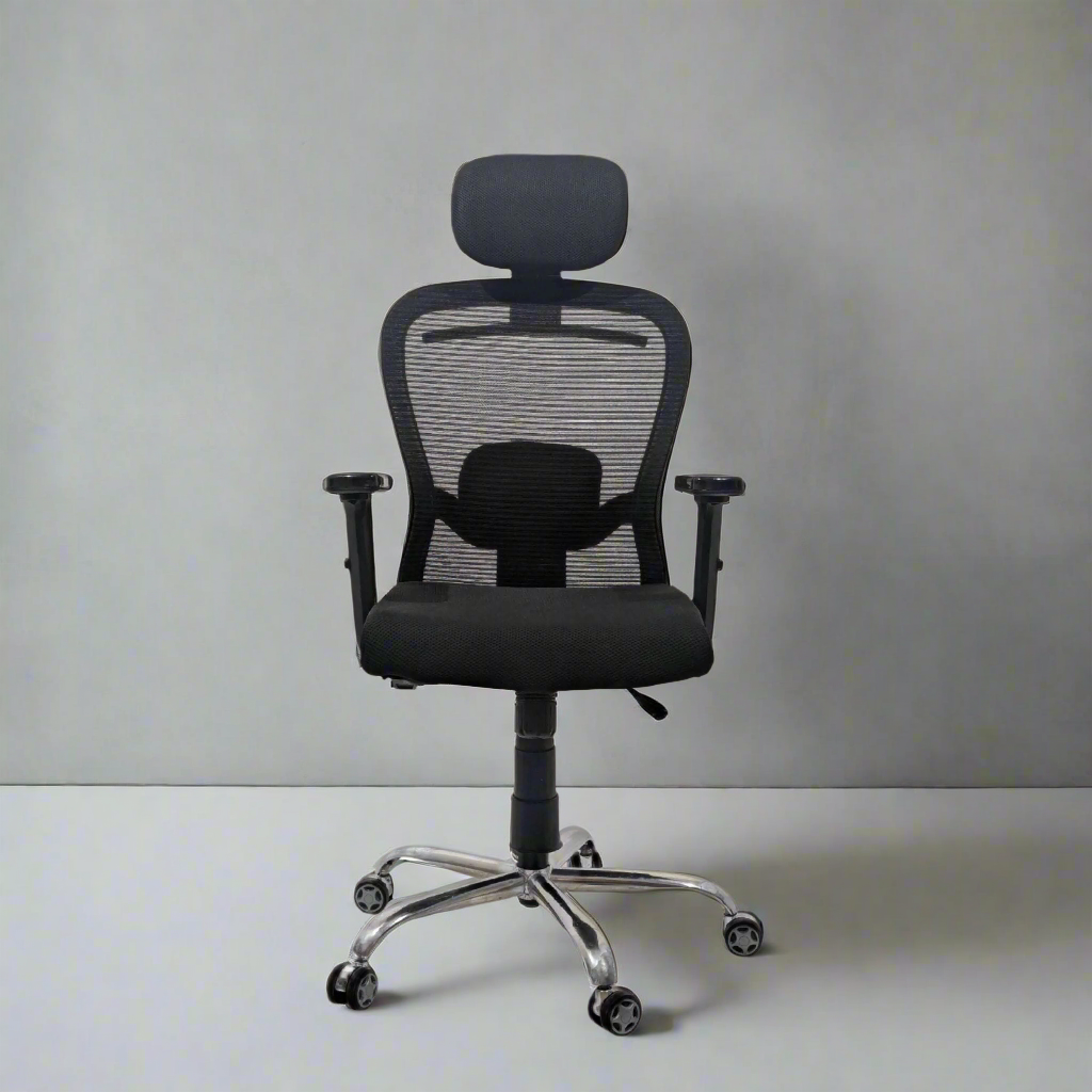 Cosmic Horizon Black Headrest Office Chair – My Cubicles